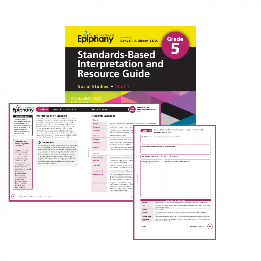 Pre K-12 Standards-Based Instructional Resources | Educational Epiphany