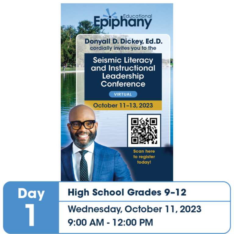 Educational Epiphany's Seismic Literacy and Instructional Leadership Conference (Virtual): Day 1 ...